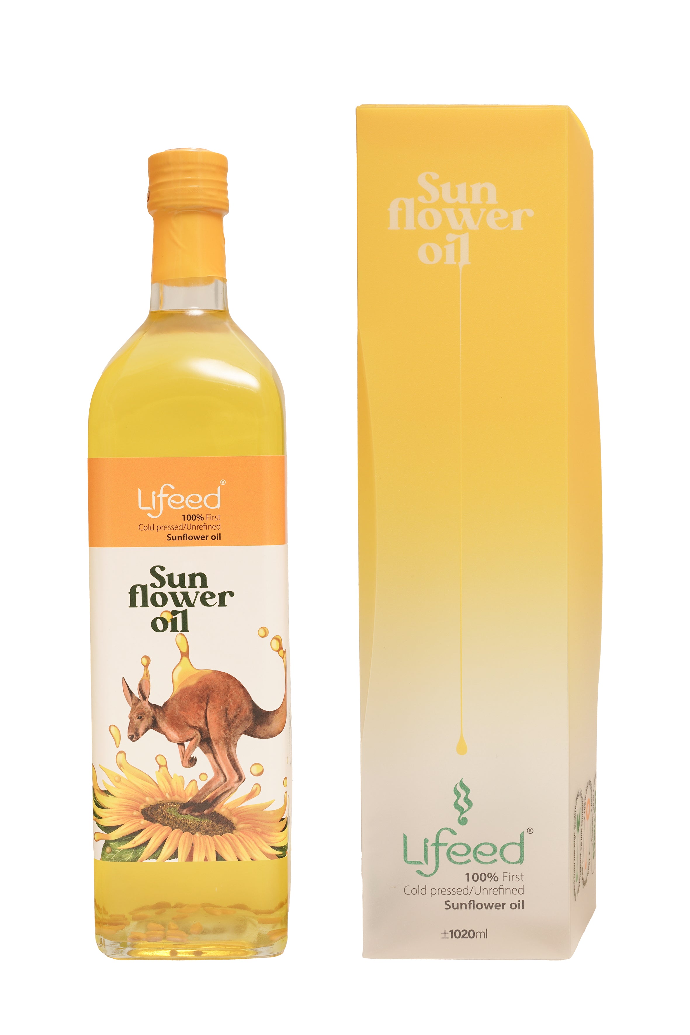Cold-pressed Sunflower Seeds Oil 1000ml - Australia - lifeedoils – Lifeed